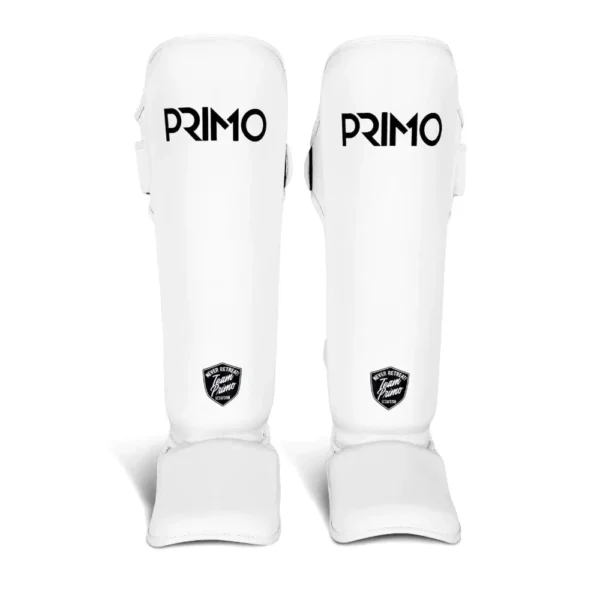 Primo Classic Muay Thai Shin Guards - White - Fight Shop Direct